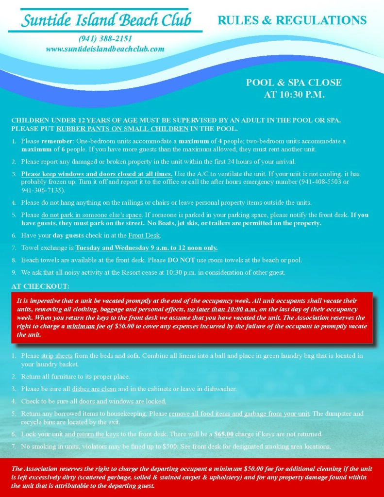 Suntide Island Beach Club | Resort info